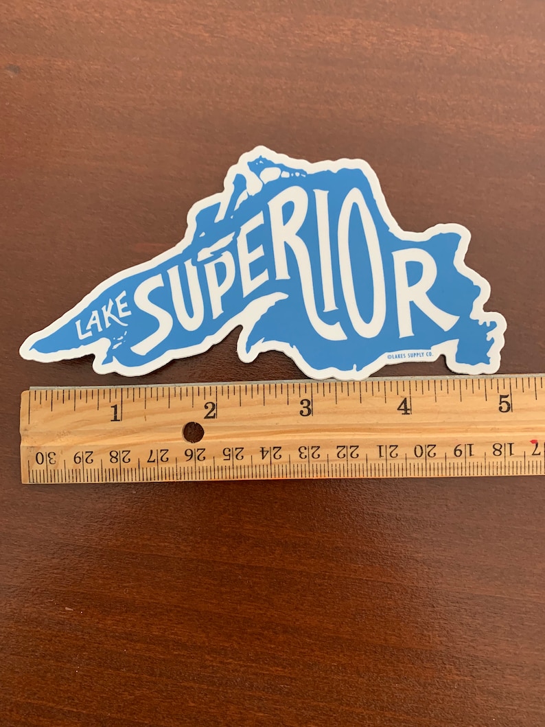 Lake Superior 5-inch Car Bumper Window Sticker - Etsy