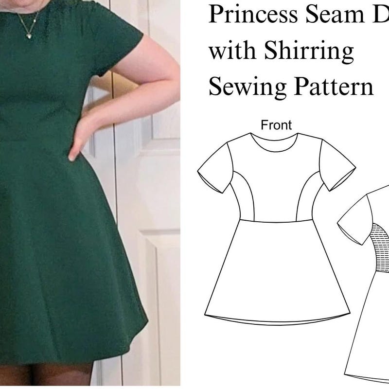 Princess Seam Dress - Etsy