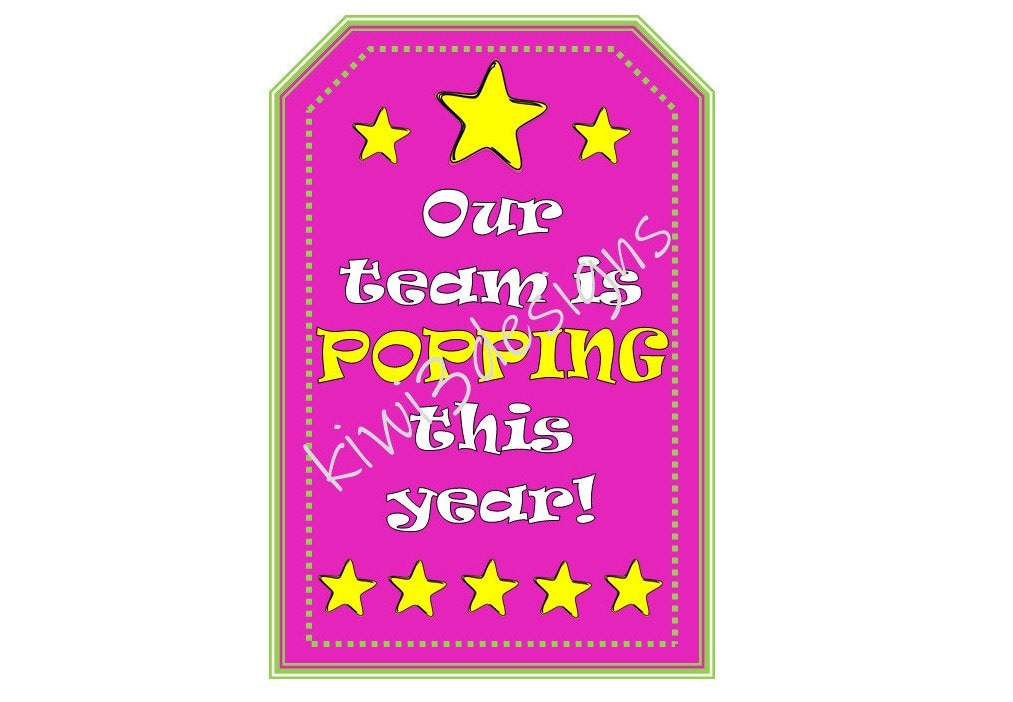 Team Gifts, Favor Tags, Cheer, Dance & Camp Gifts, Candy Gram ...