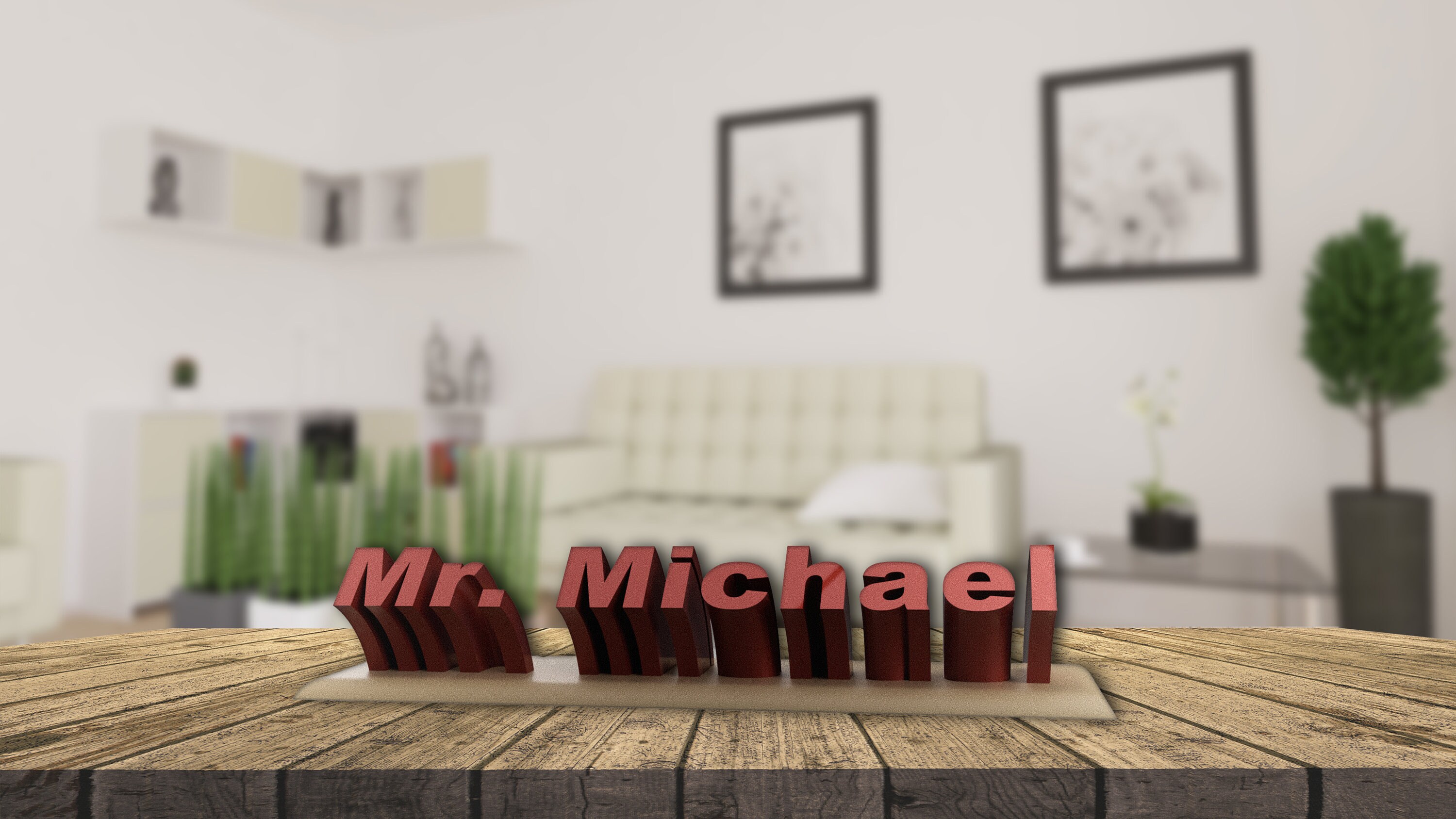 Personalized Standing Name Plate Custom Name for Your Desk - Etsy