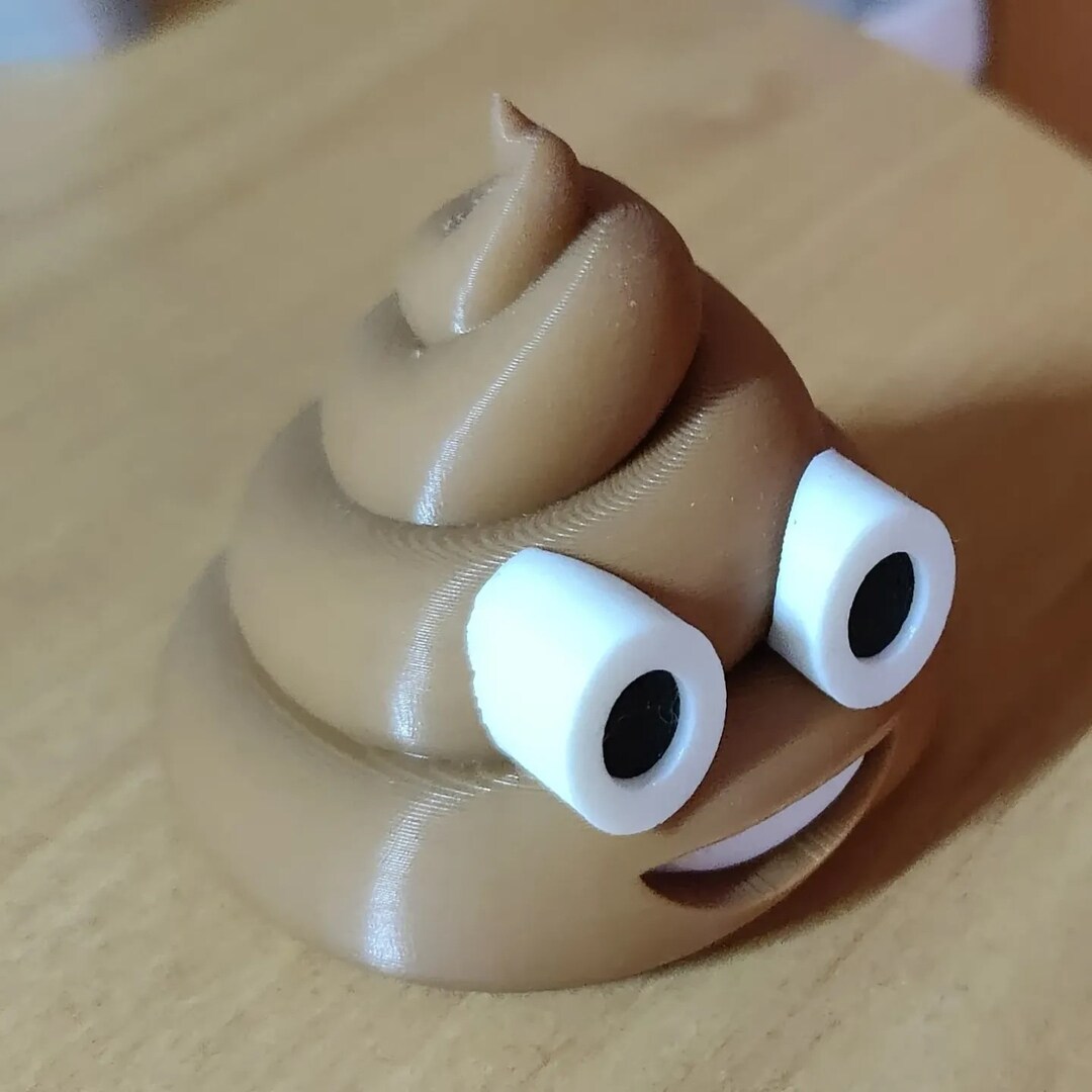 Smiling Poo Emoji | Funny Desk Decor | Novelty Office Decoration | 3D ...