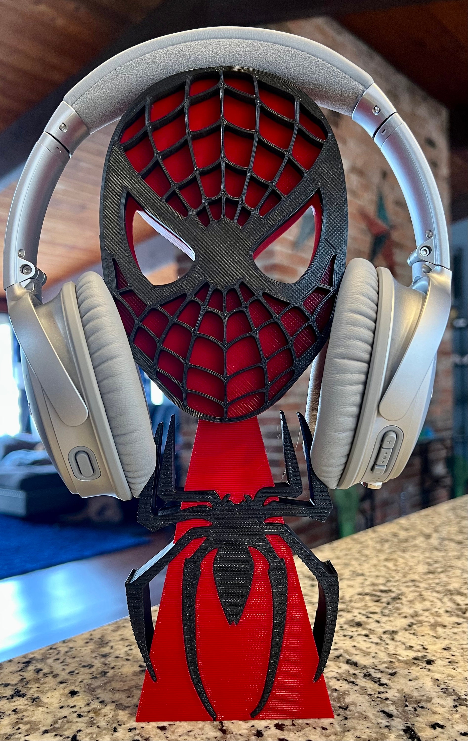 Spiderman Headphones Display Stand, Gaming Headset Holder, Superhero ...