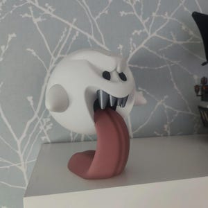 Super Mario Boo Ghost Figure, Nintendo Mario Bros. Collectible, Gamer ...