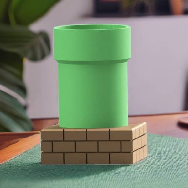 Mario Desk Pencil Holder - Etsy