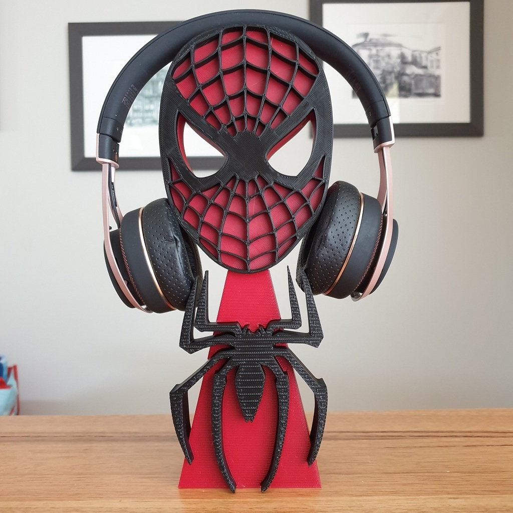 Spiderman Headphones Display Stand, Gaming Headset Holder, Superhero ...