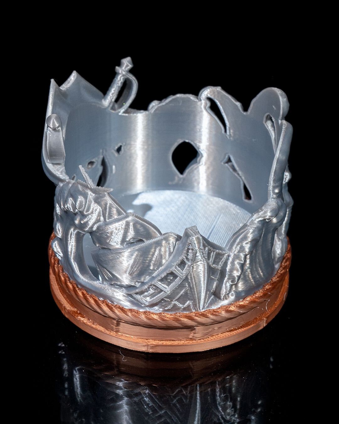Caribbean Pirate Glass Cup Holder and Cover, Tropical Drink Glass Cover ...