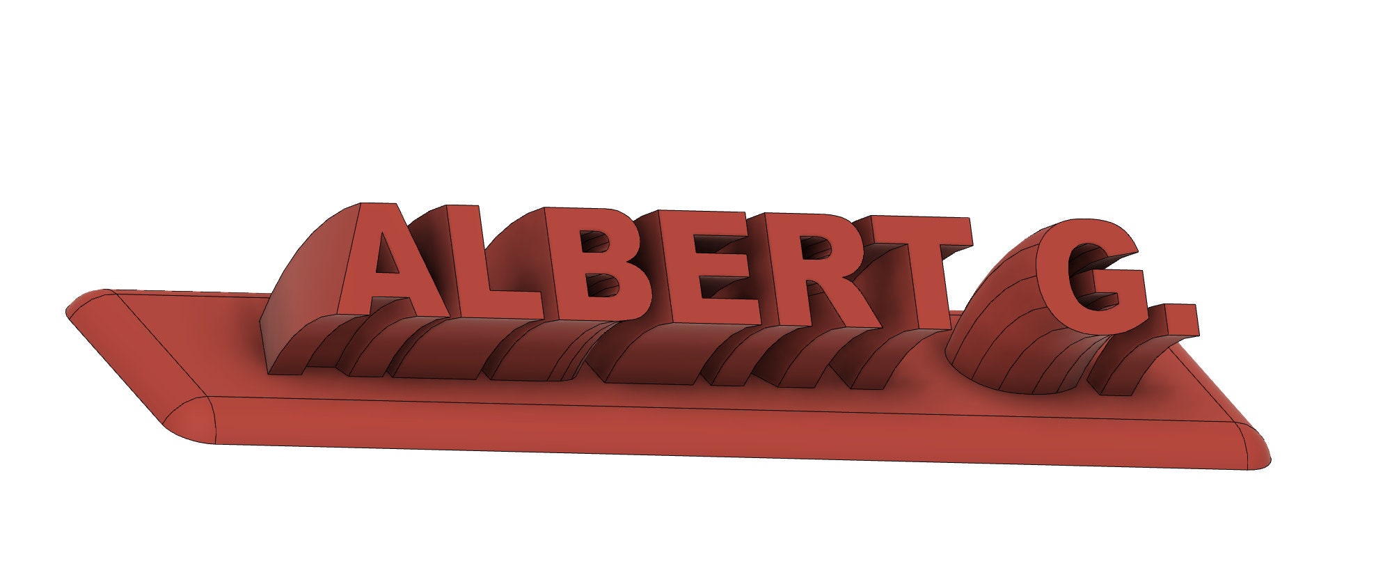 Personalized Standing Name Plate Custom Name for Your Desk - Etsy