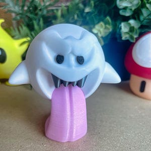 Super Mario Boo Ghost Figure, Nintendo Mario Bros. Collectible, Gamer ...