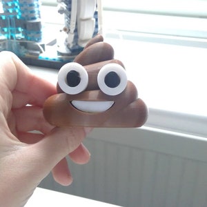 Charming Poo Emoji Home Decor - Unique 3D Printed Statue, Perfect for ...