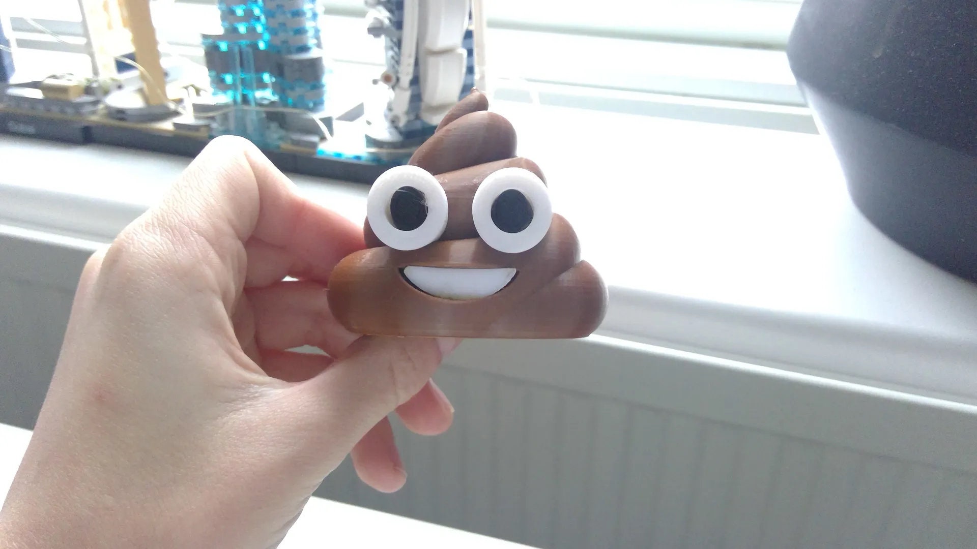 Charming Poo Emoji Home Decor Unique 3D Printed Statue, Perfect for ...