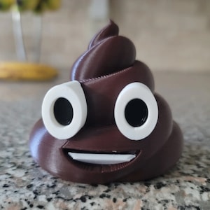 Charming Poo Emoji Home Decor - Unique 3D Printed Statue, Perfect for ...