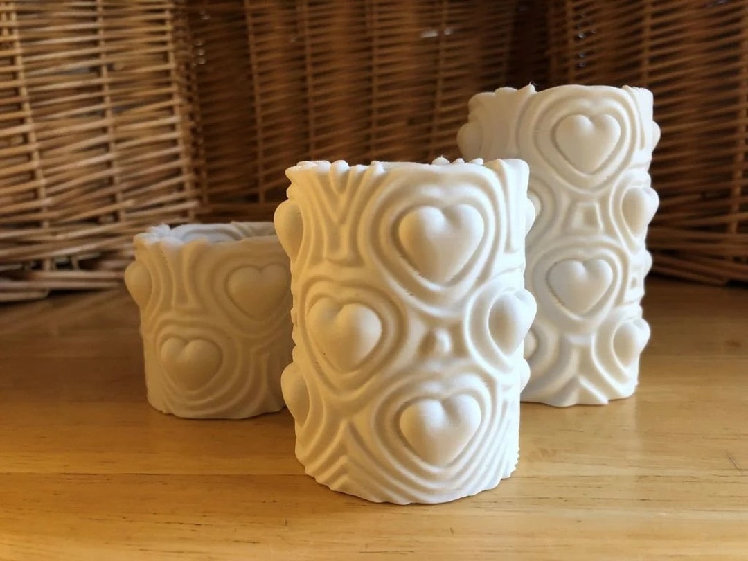 Heart Pulse Vases, Contemporary Home Decor, Handcrafted Sculptural ...