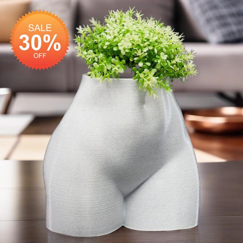 Female Body Planter - Etsy