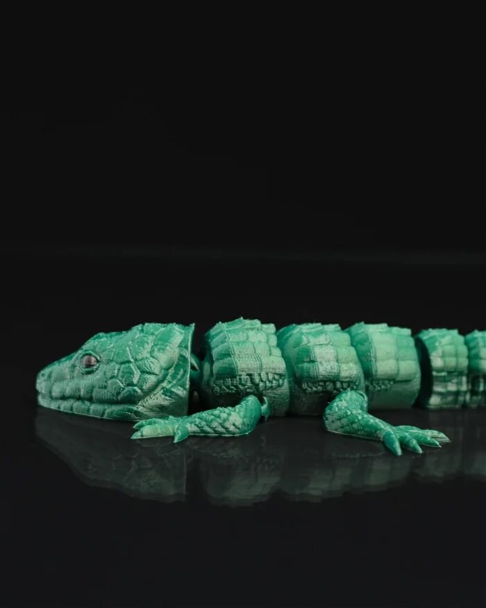 Realistic Articulated Lizard Model Intricately Printed in 3D - Etsy