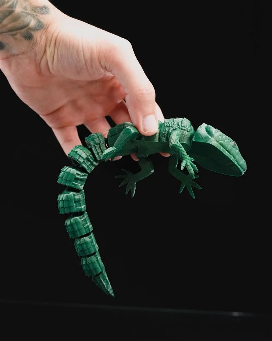 Realistic Articulated Lizard Model - Intricately Printed in 3D - Etsy
