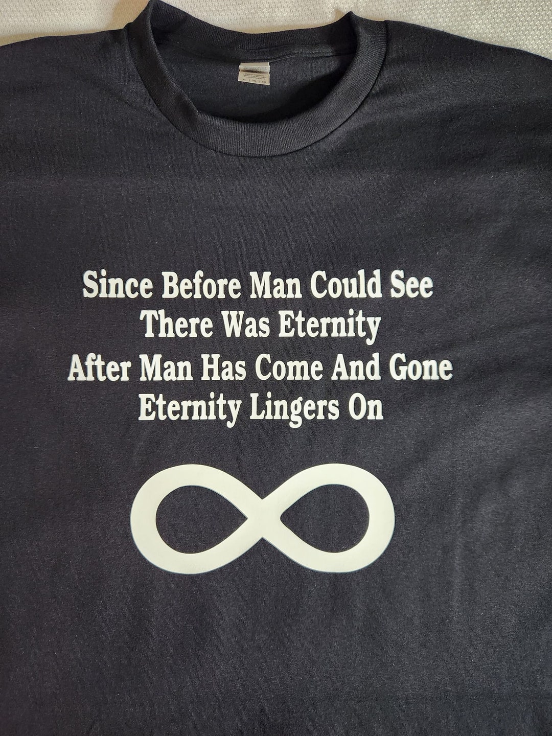 Eternity Lyrics Vinyl T-shirt - Etsy