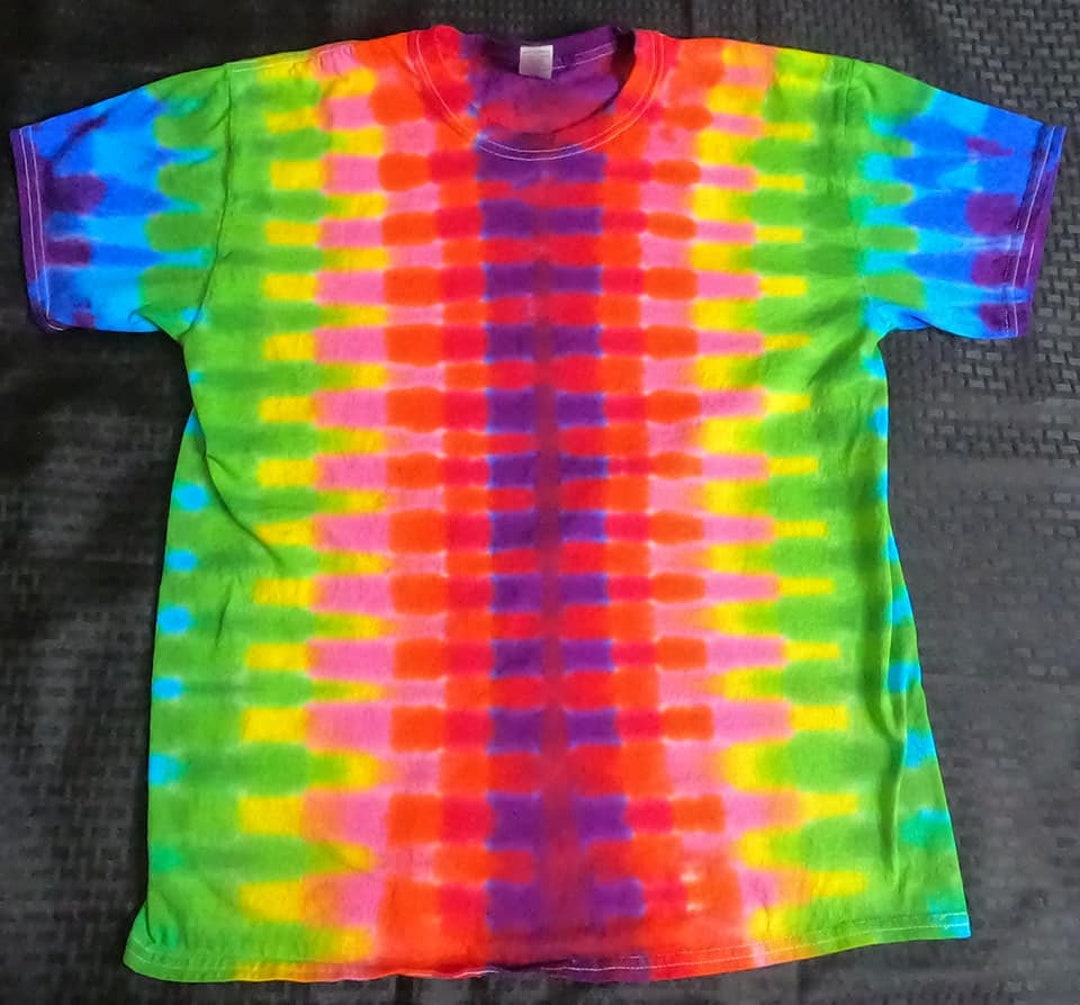 Adult "stagger Lee" Rainbow Stagger Pleat Folded - Etsy
