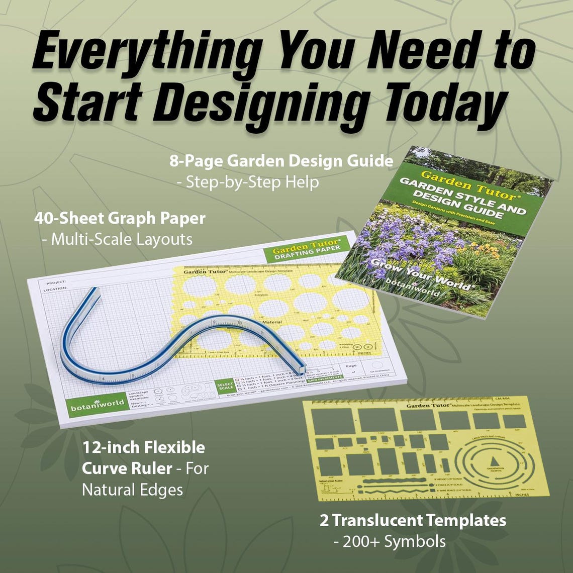 Garden Tutor Garden Design Kit - Etsy