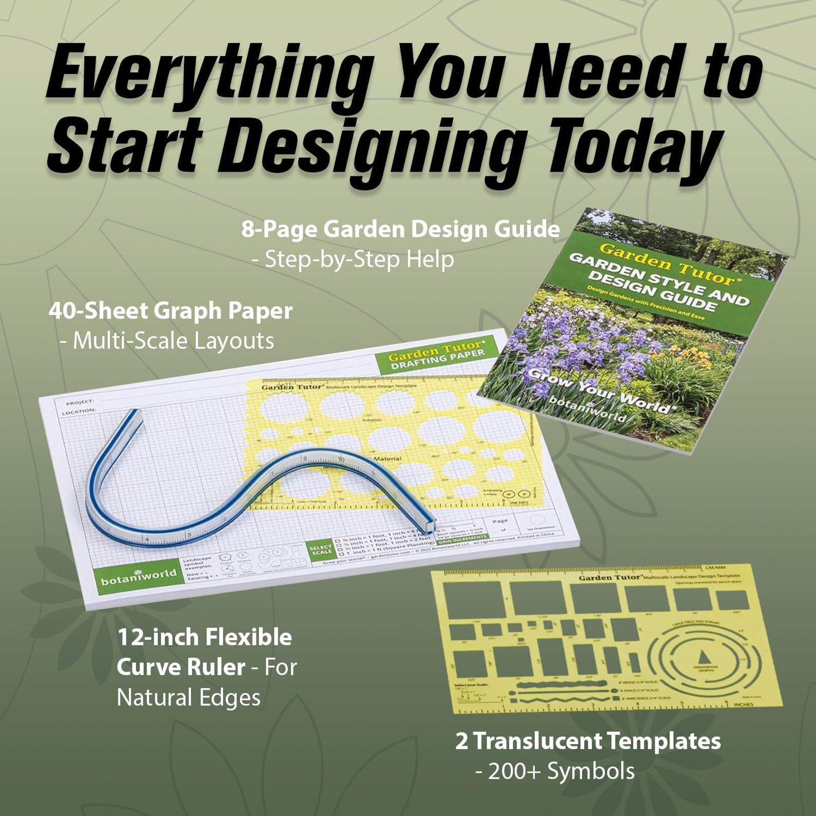 Garden Tutor Garden Design Kit - Etsy