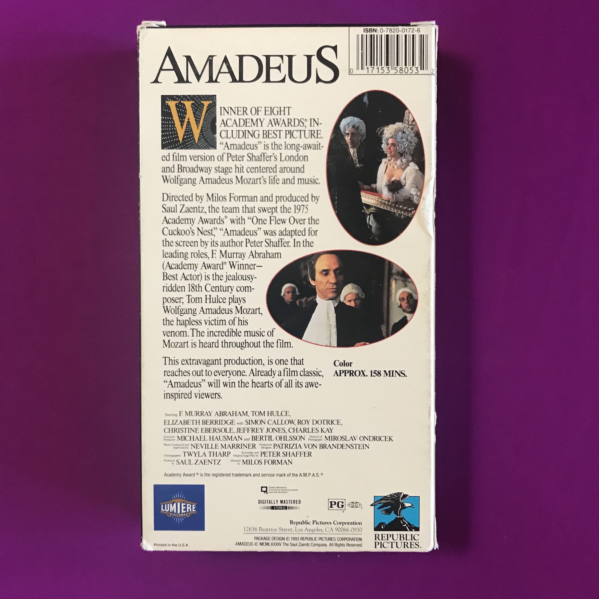 VHS Amadeus - Etsy