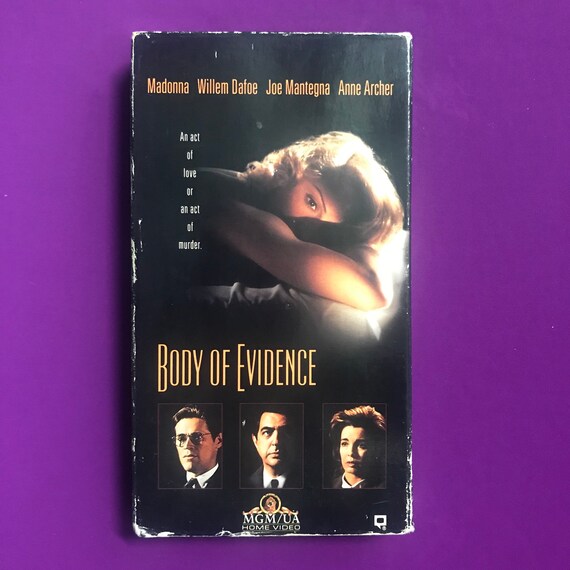 VHS Body of Evidence - Etsy