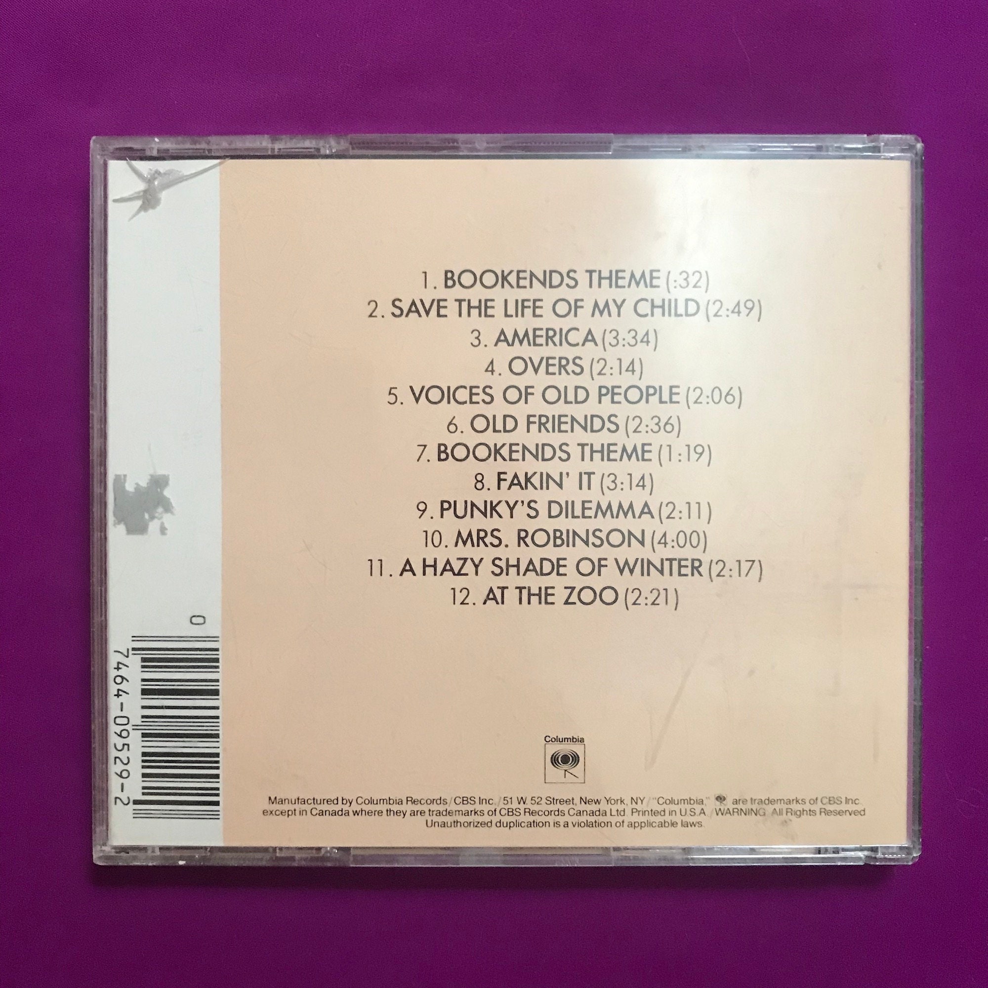 CD Simon and Garfunkel Bookends - Etsy