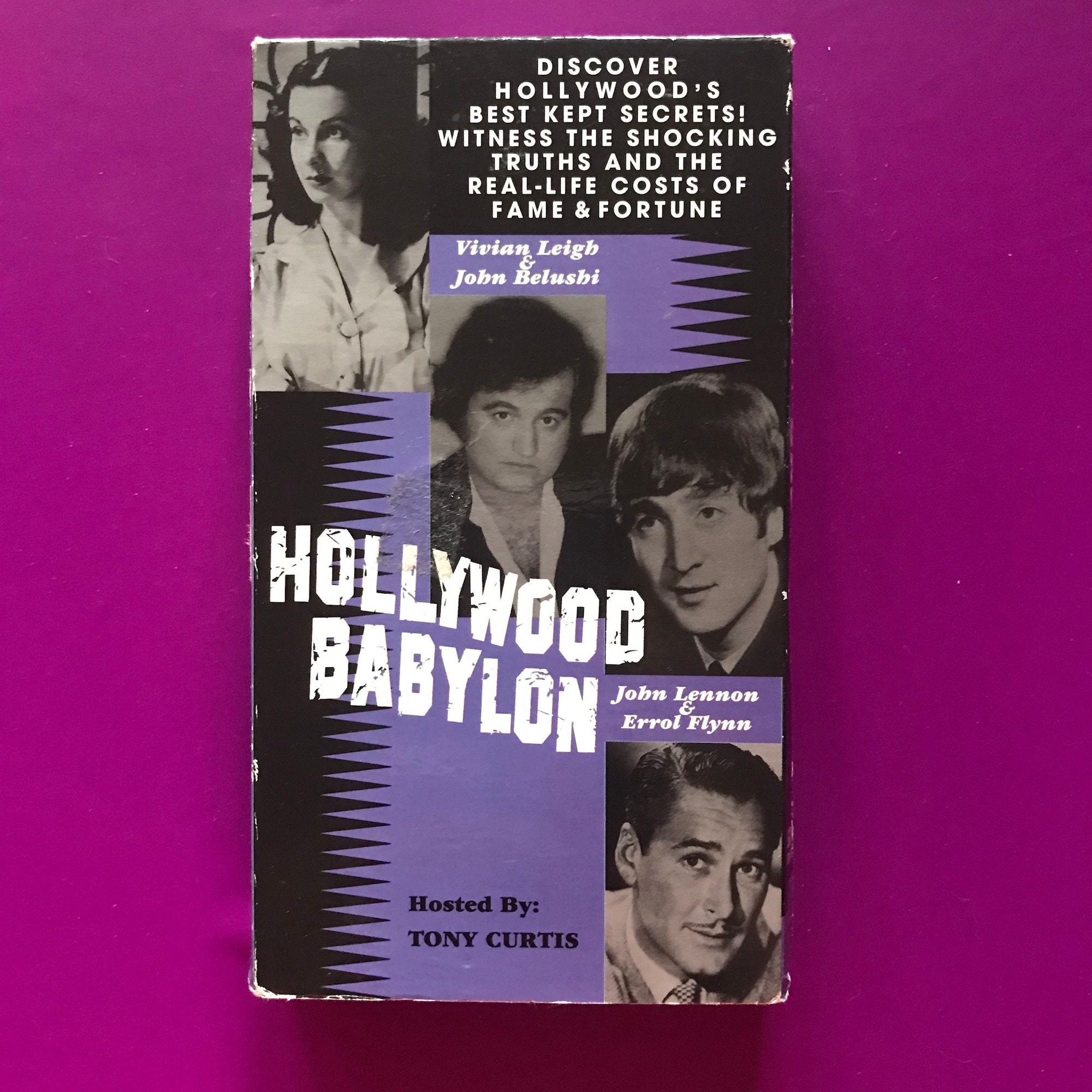 VHS Hollywood Babylon With Tony Curtis - Etsy