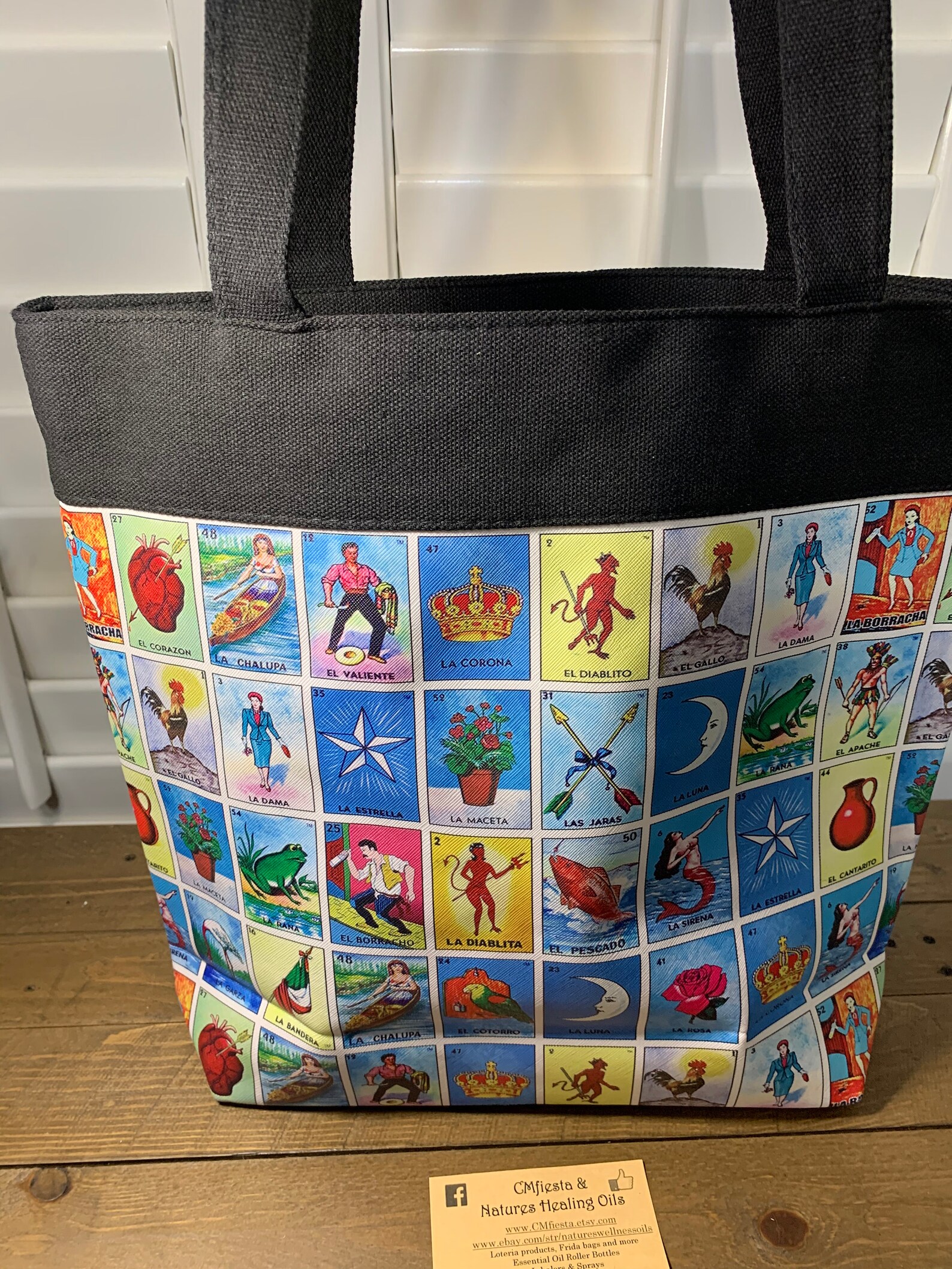 Mexican Loteria Tote Bag Mexican Loteria Bingo Shopping Bag - Etsy