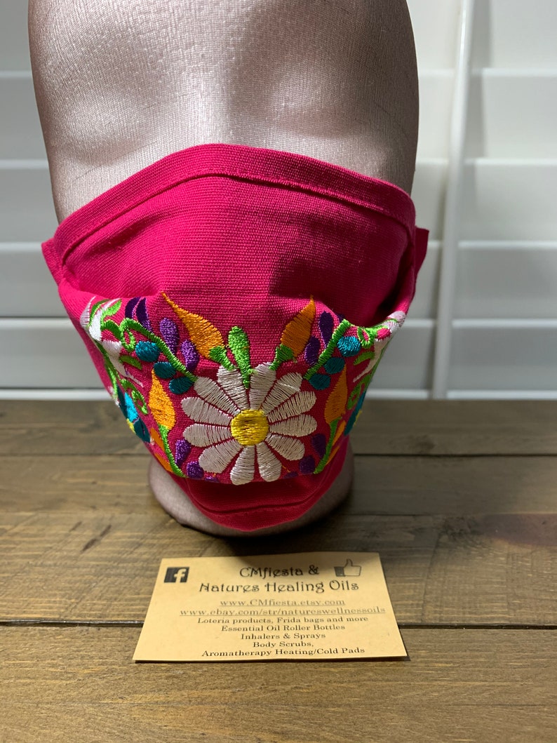 Artisanal Floral Face Masks - Floral Embroidered Mask -embroidered Face ...