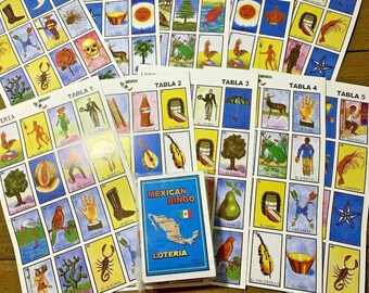 Loteria Boards 54 Cards - Etsy