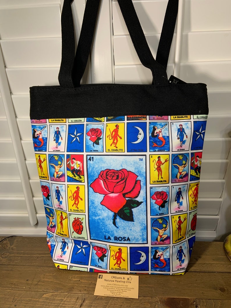 Mexican Loteria Tote Bag Mexican Loteria Bingo Shopping Bag | Etsy