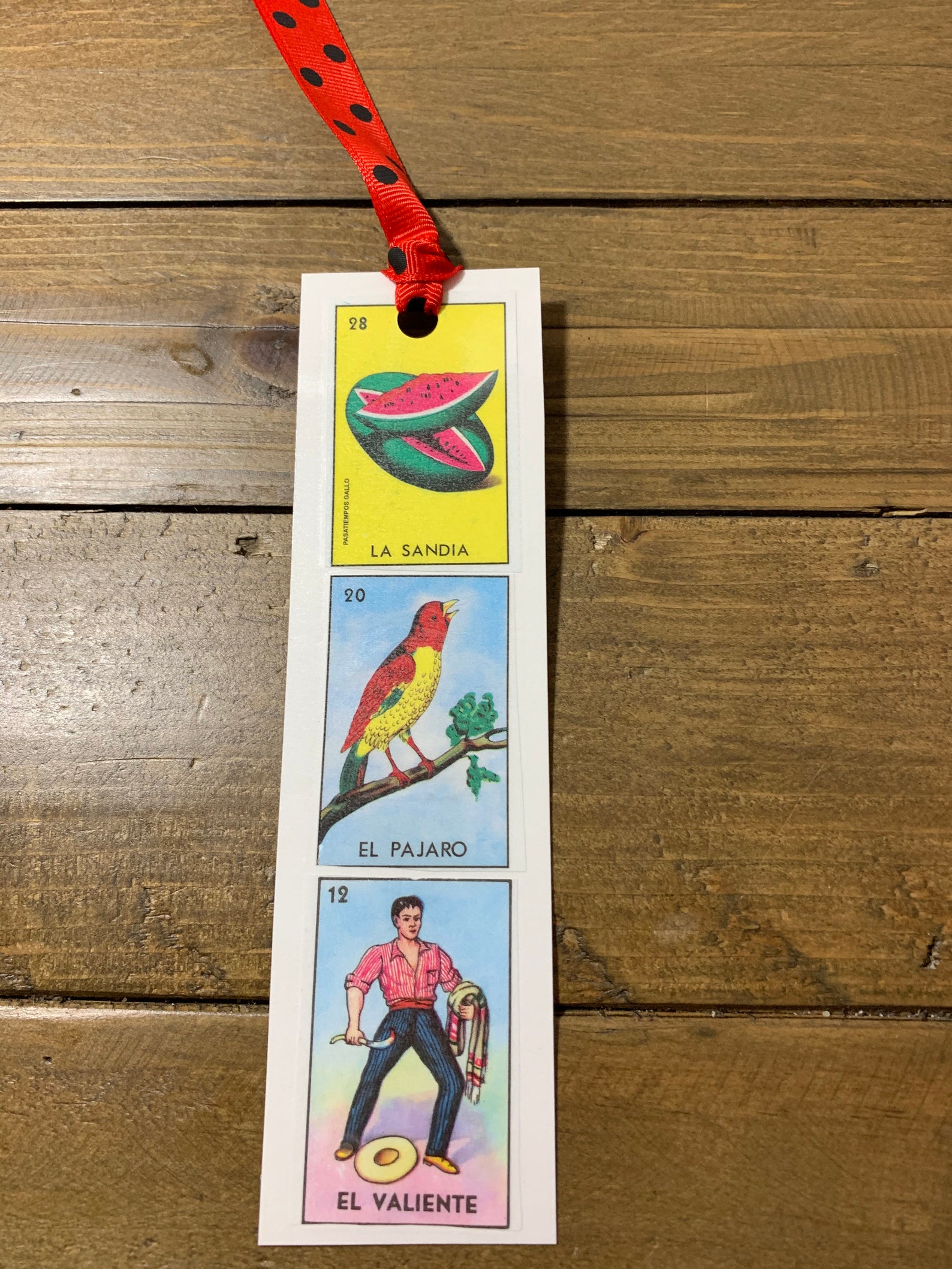 Loteria Bingo Bookmark - Laminated Bookmark- Mexican Loteria Chalupa ...