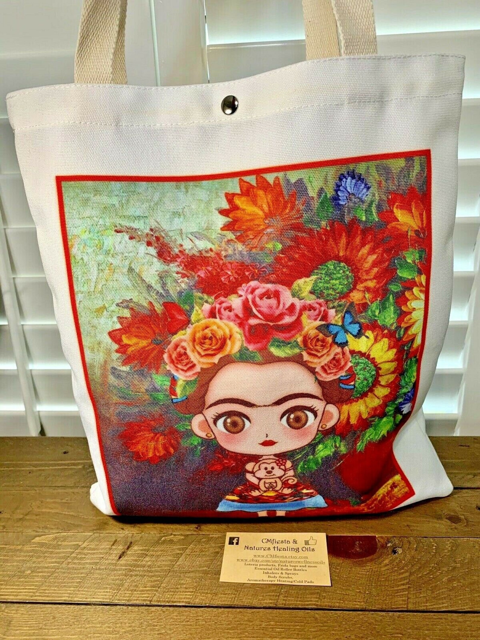 Frida Kahlo Tote Bag, Shopping Canvas Bag Reusable Mexican Artist Tote ...