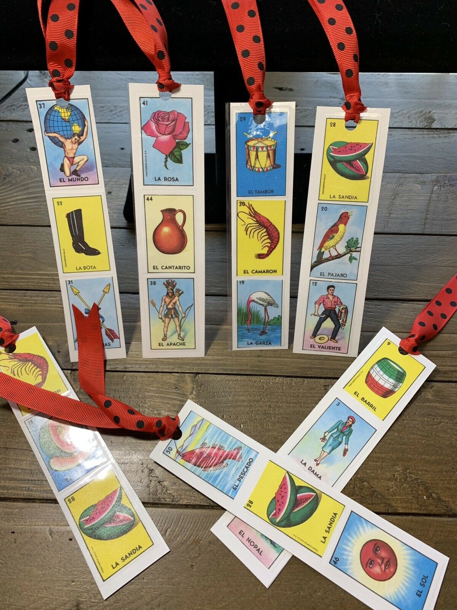 Loteria Bingo Bookmark - Laminated Bookmark- Mexican Loteria Chalupa ...
