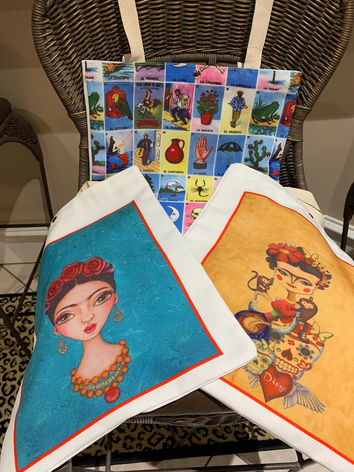 Frida Kahlo Tote Bag Shopping Canvas Bag Reusable Mexican | Etsy