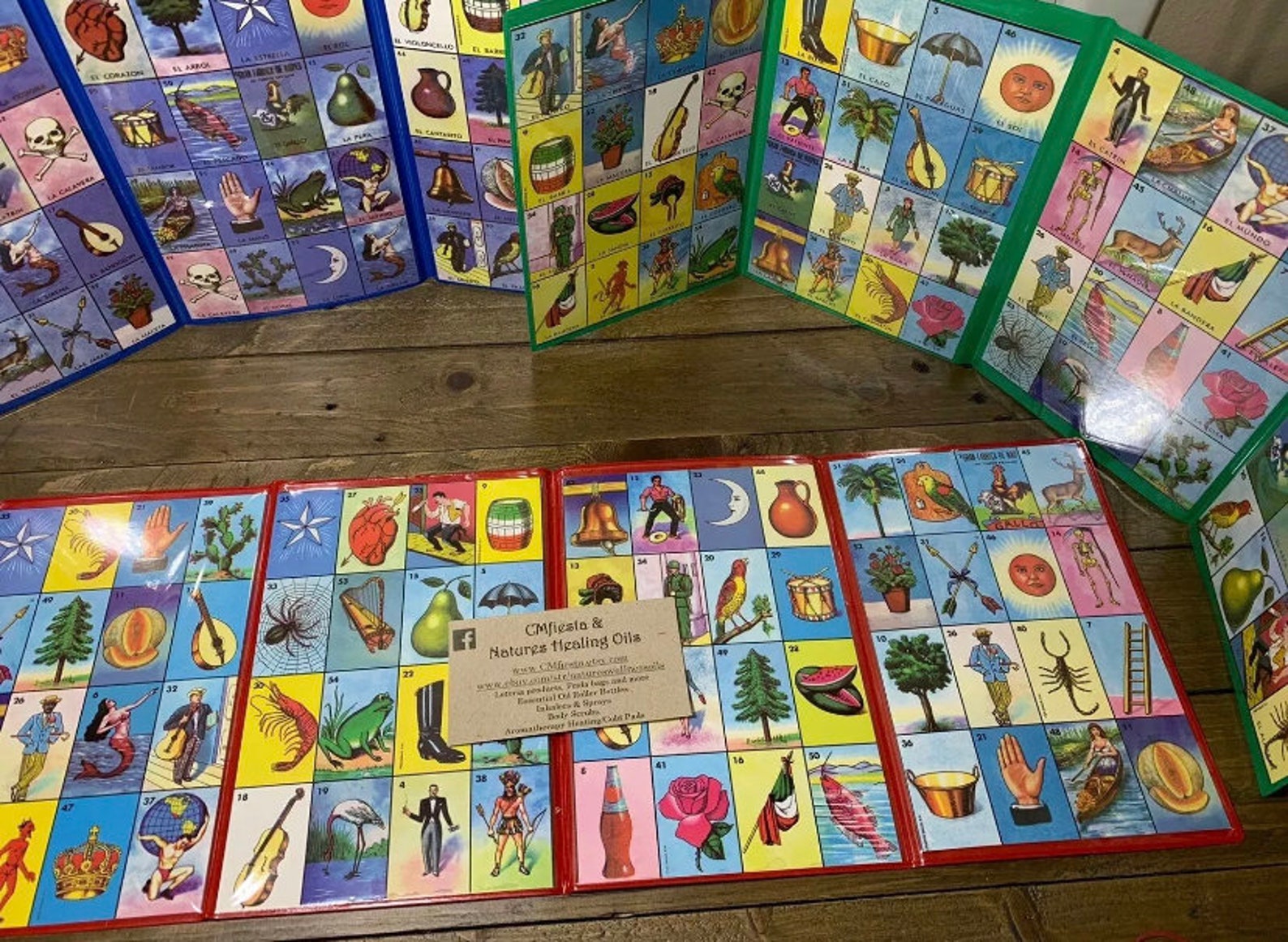 Authentic Mexican Loteria Bingo Chalupa Game: 4 Boards | Etsy