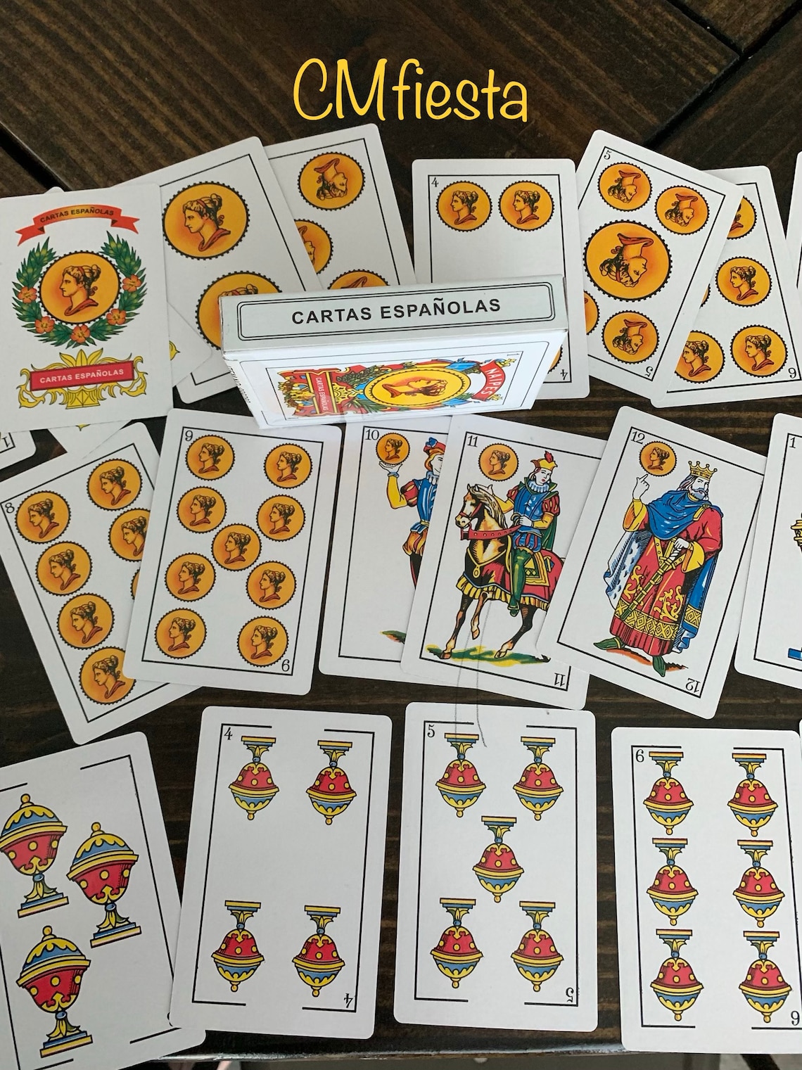 1 Deck Spanish Playing Cards Baraja Española 50 Cards Naipes - Etsy