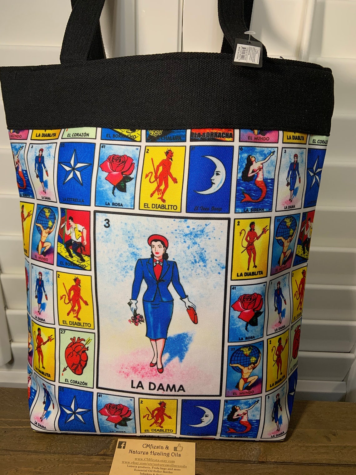 Mexican Loteria Tote Bag Mexican Loteria Bingo Shopping Bag | Etsy