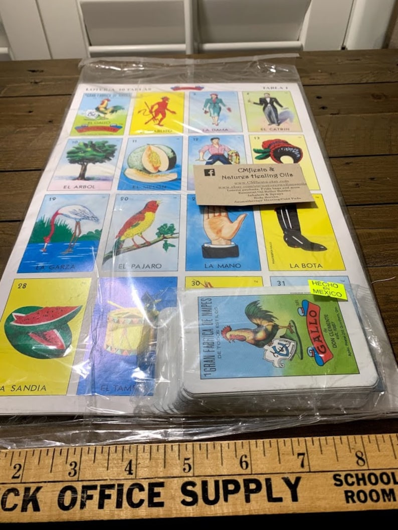 JUMBO Don Clemente Mexican Loteria Bingo Chalupa Game 10 - Etsy