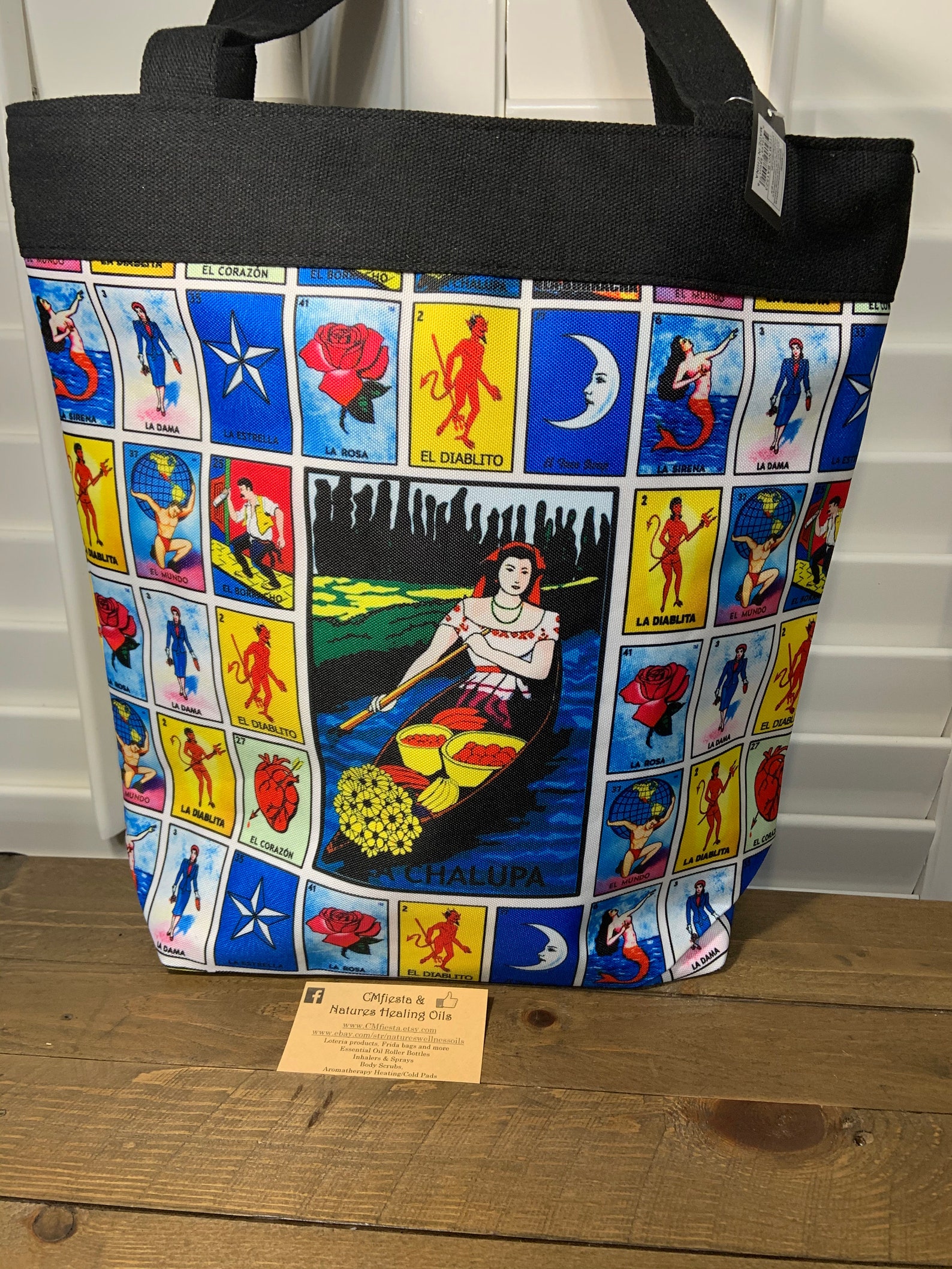 Mexican Loteria Tote Bag Mexican Loteria Bingo Shopping Bag - Etsy