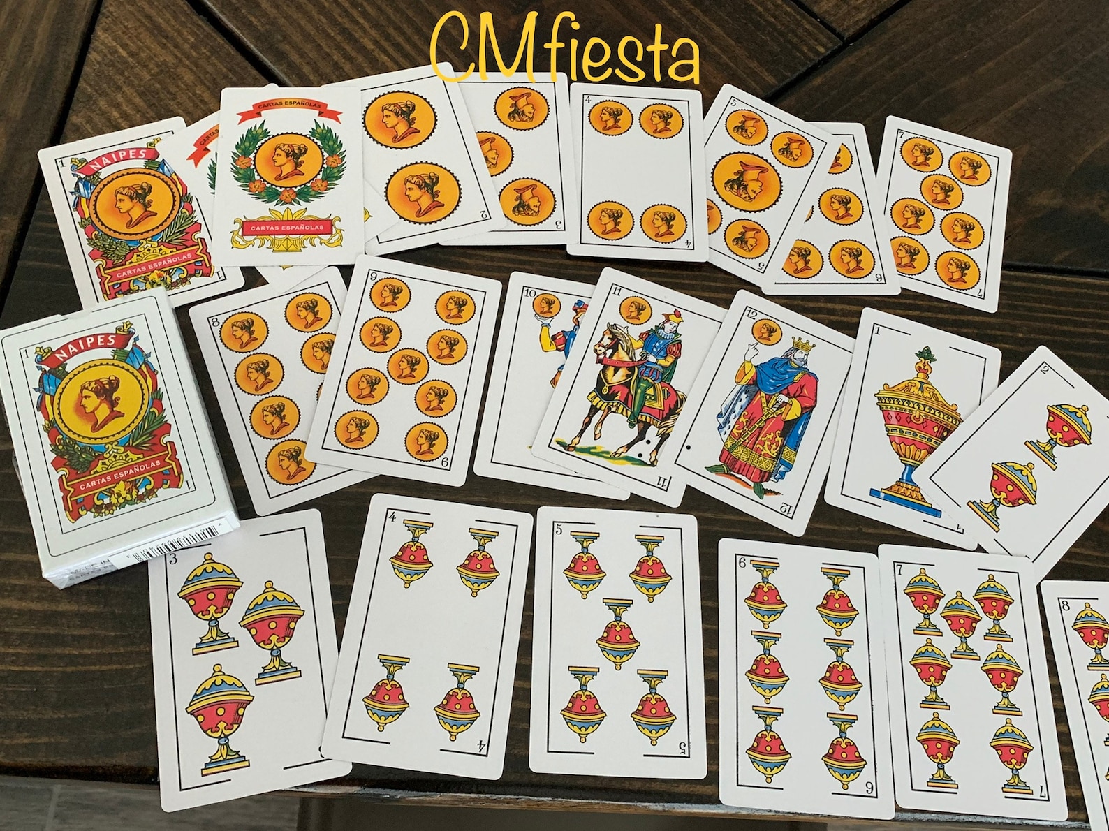 1 Deck Spanish Playing Cards Baraja Española 50 Cards Naipes Tarot New ...