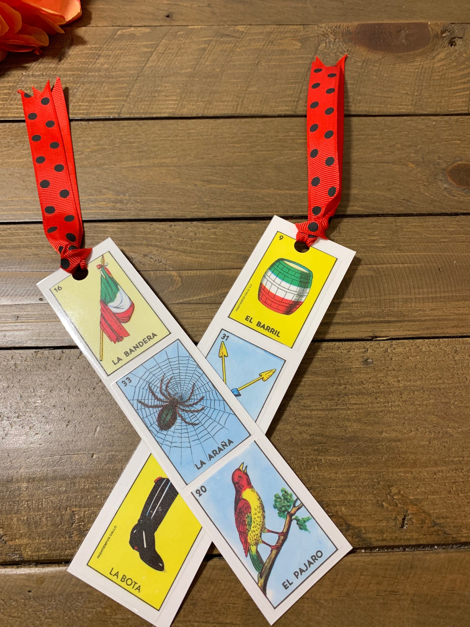 6PC Loteria Bingo Bookmarks Laminated Bookmarks Unique | Etsy