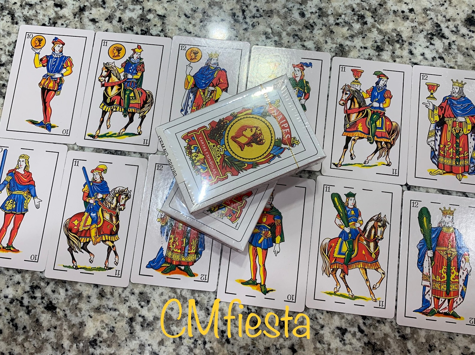 1 Deck Spanish Playing Cards Baraja Española 50 Cards Naipes Tarot New ...