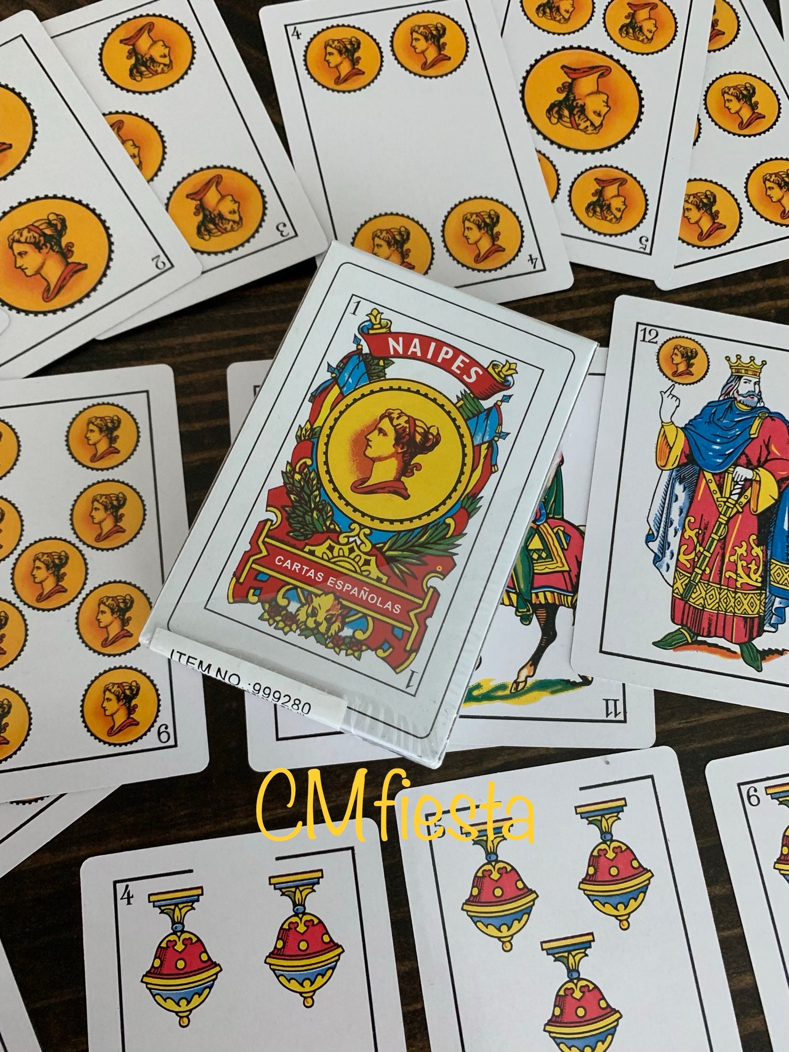 1 Deck Spanish Playing Cards Baraja Española 50 Cards Naipes Tarot New ...