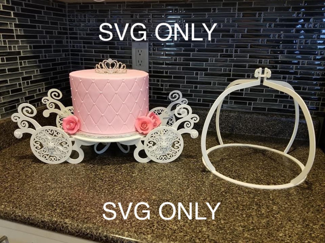 Carriage Cake Stand - SVG ONLY - Etsy