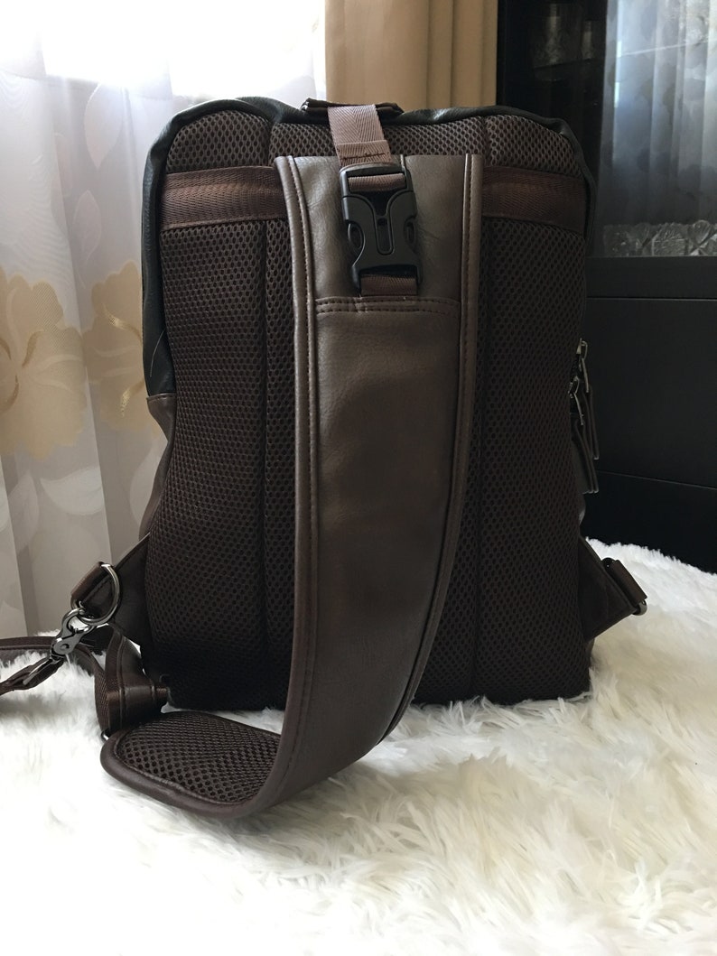 Personalized Sling Bag PU Leather Shoulder Backpack for | Etsy