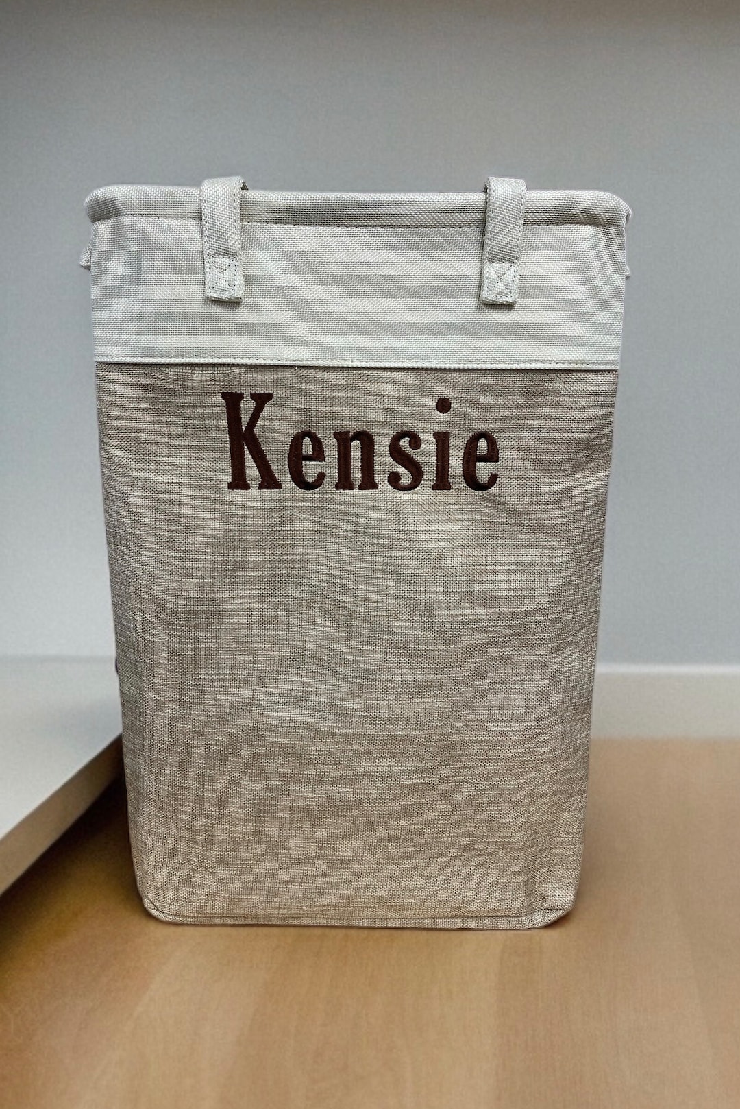 Personalized Laundry Basket With Handles/laundry Bin Collapsible/dirty ...