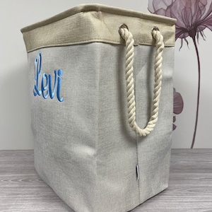 Personalized Laundry Basket With Handles & Brackets/collapsible Washing ...