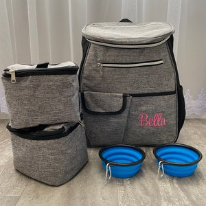 Personalized Dog Travel Petami Bag Backpack / Backpack / Weekend Pet ...