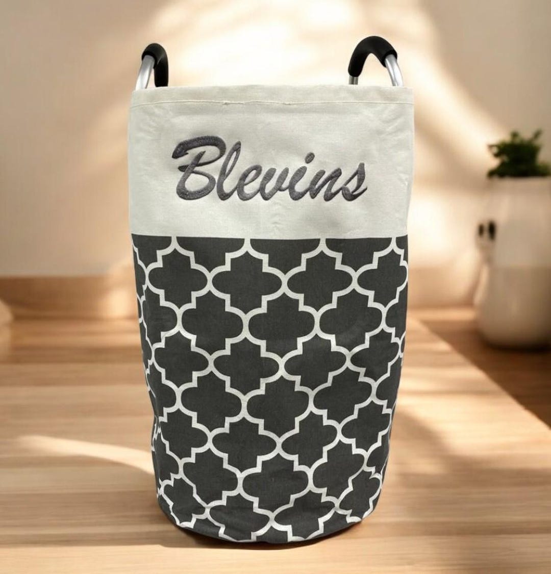 Personalized Laundry Basket: Collapsible Waterproof Clothes Hamper - Etsy